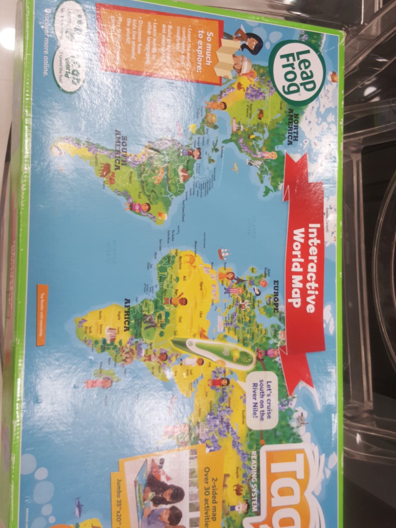 Leapfrog interactive map (tag pen not included), Hobbies & Toys, Toys ...