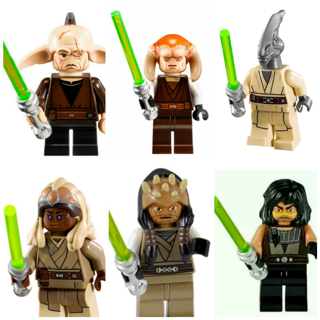 Lego Star Wars Jedi Masters Even Piell Stass Allie Quinlan Vos Eeth ...