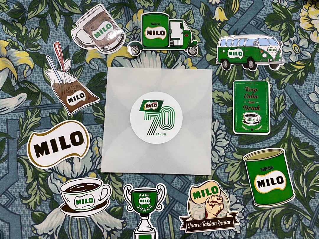 Milo 70 Tahun Vintage Stickers, Hobbies & Toys, Collectibles ...