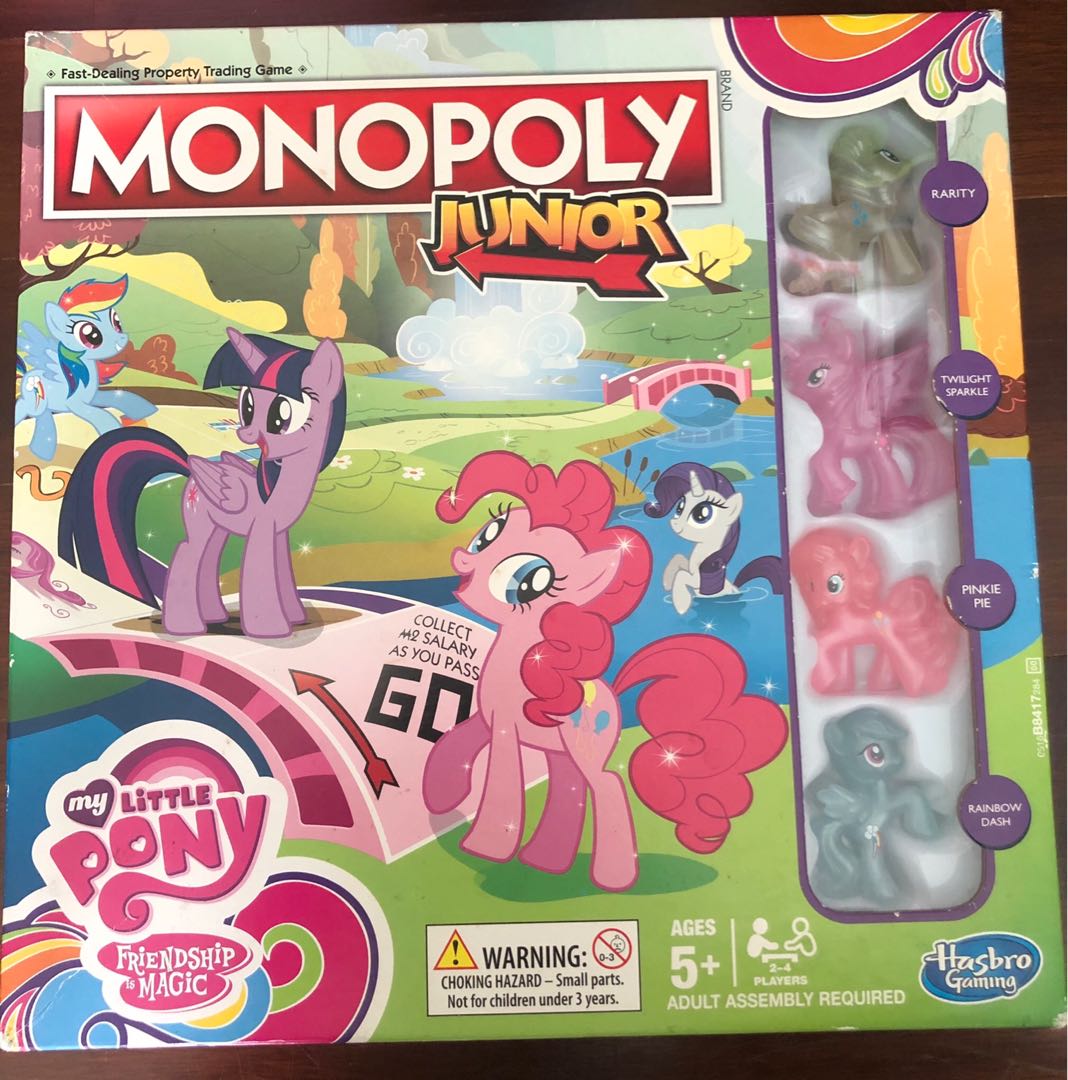 Monopoly - My Little Pony edition, Hobbies & Toys, Toys & Games on ...