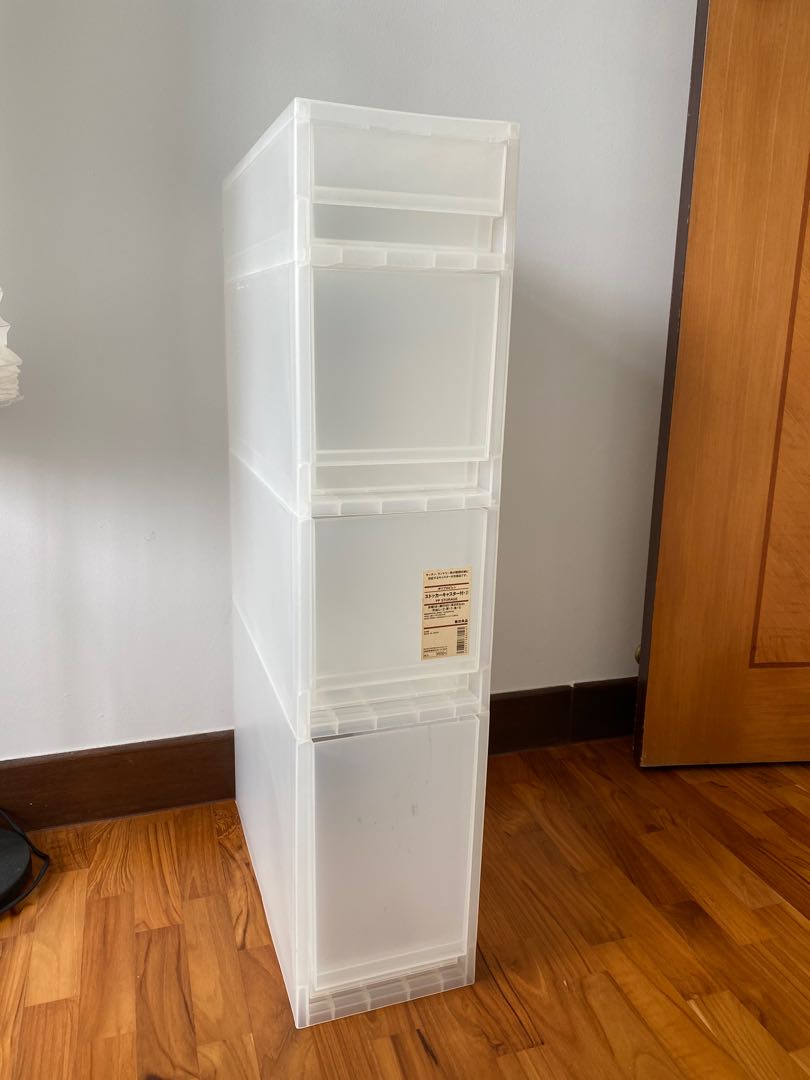 Muji PP storage case drawer, Furniture & Home Living, Home Improvement ...