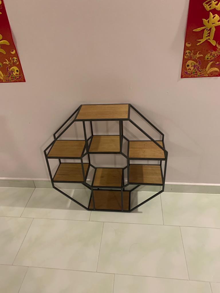 Octagonal display shelf, Furniture & Home Living, Furniture, Shelves ...