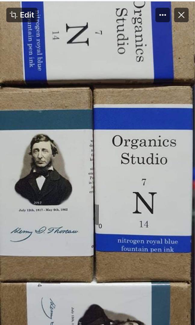 Organics studio fountain pen inks, Everything Else, Others on Carousell