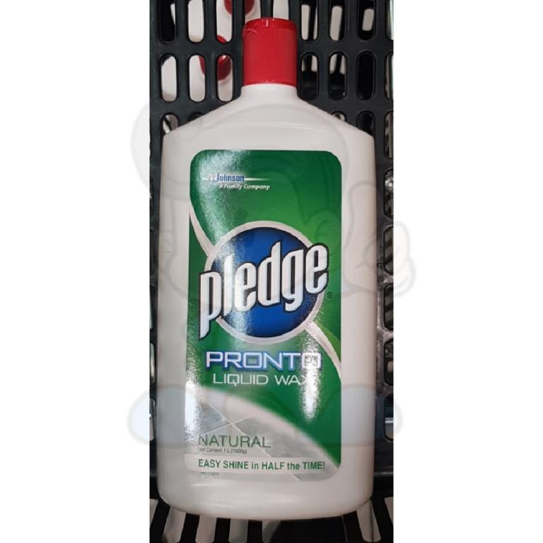 Pledge Pronto Liquid Wax Natural 1 L, Everything Else, Others on Carousell