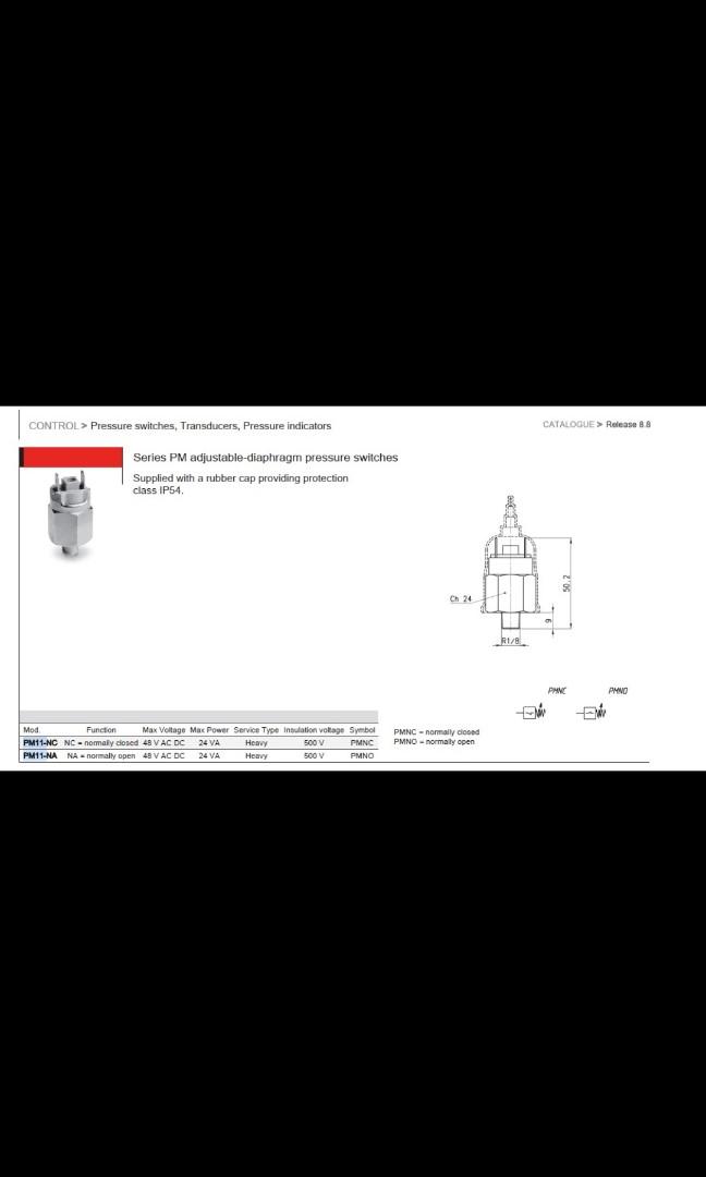 Camozzi PM11-NC, TV & Home Appliances, Electrical, Adaptors & Sockets ...