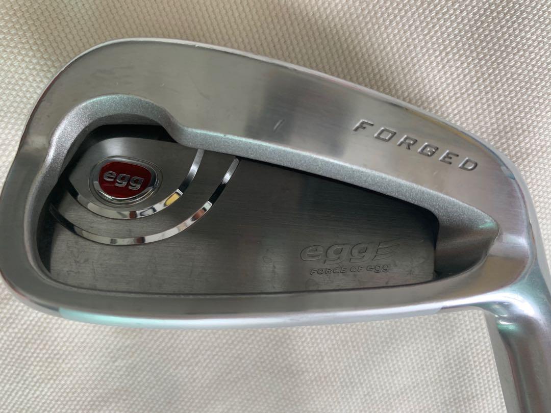 PRGR 2018 Egg forged iron set 5-P (6 pieces) w/ PRGR M-40 SR-flex carbon shafts, Sports ...