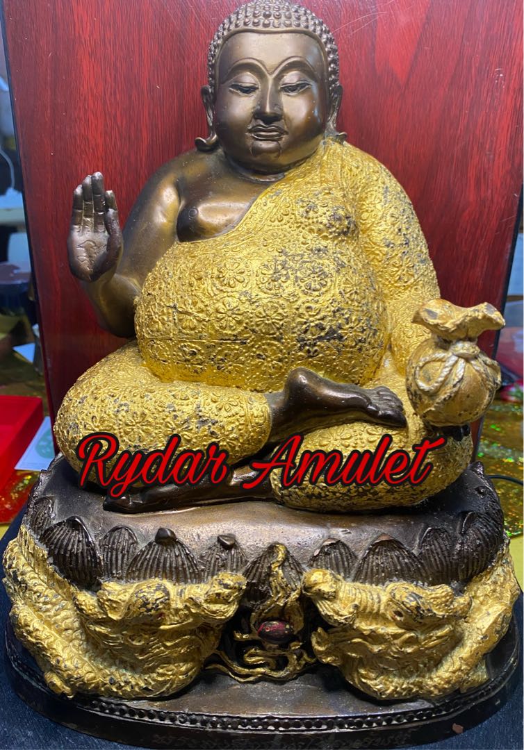 Sangkachai Thai Amulet Bucha Statue Sangkajai Maitreya Buddha 弥勒佛 ...