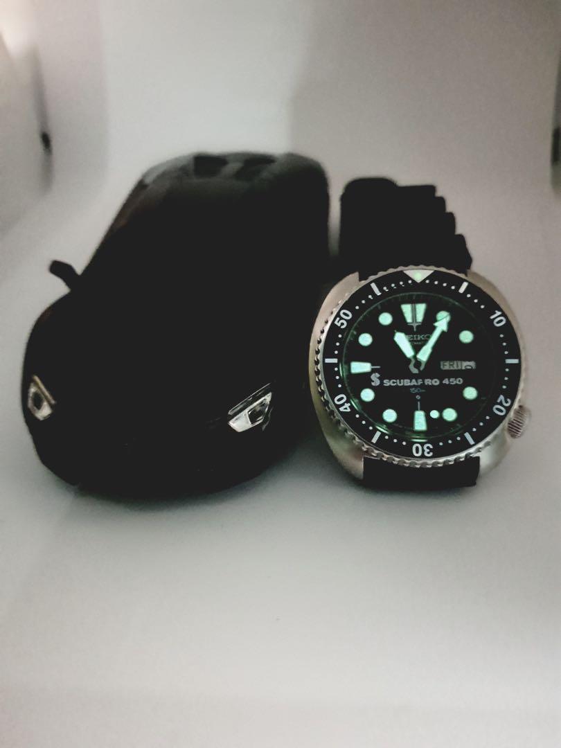 Seiko Scuba pro 450 “large turtle”, Men's Fashion, Watches ...