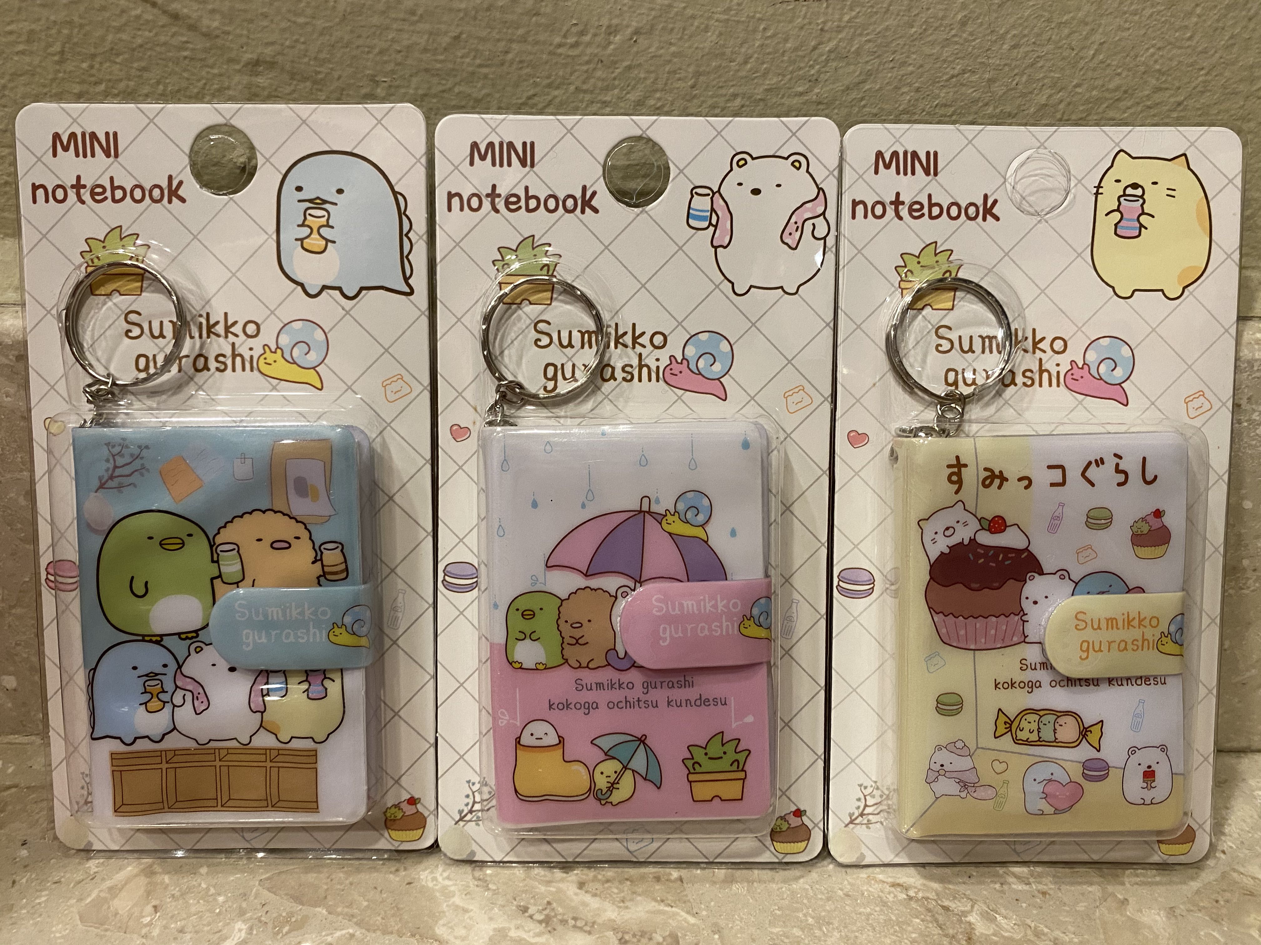 Sumikko Mini Notebook Keychain, Hobbies & Toys, Stationery & Craft ...