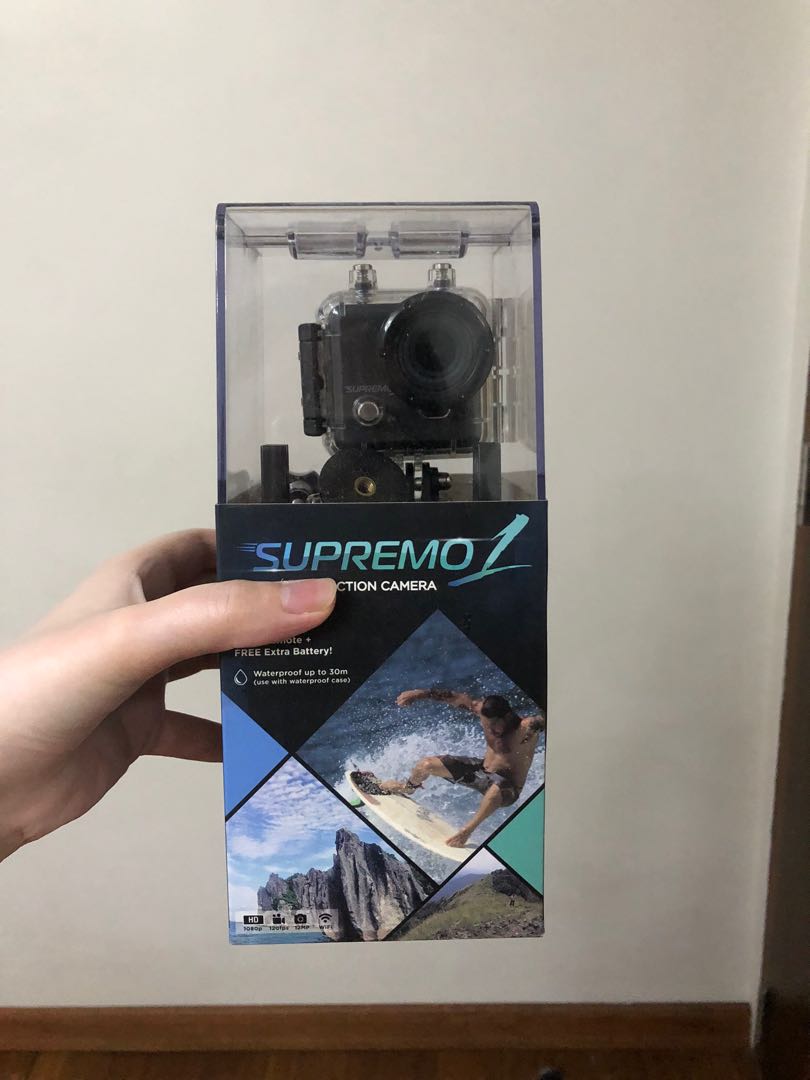 SUPREMO Wi-Fi ACTION CAMERA WITH JACKPOD (open for swap/trade), Mobile ...