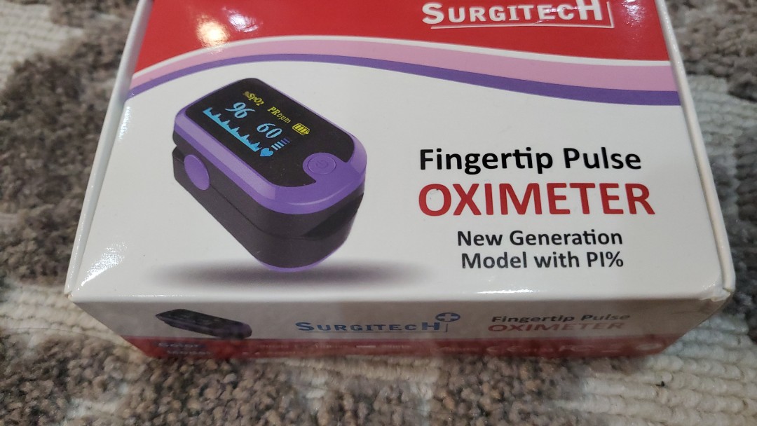 Surgitech pulse oximeter, Health & Nutrition, Health Monitors ...