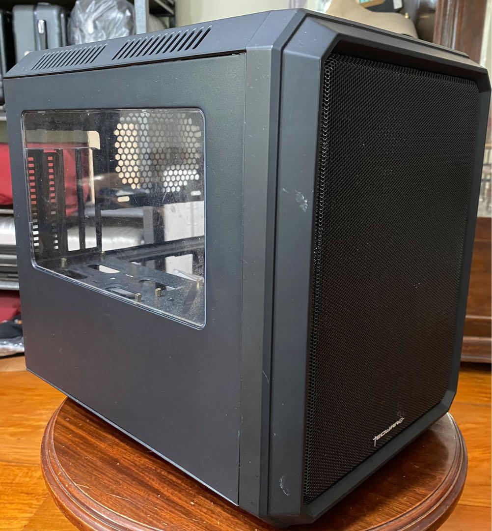 Tecware Quad Mini Cube Chassis PC Case Casing mATX mITX, Computers ...