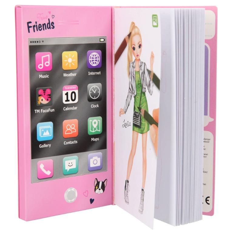 TOPModel Mini Colouring Book With Sound, Hobbies & Toys, Books ...