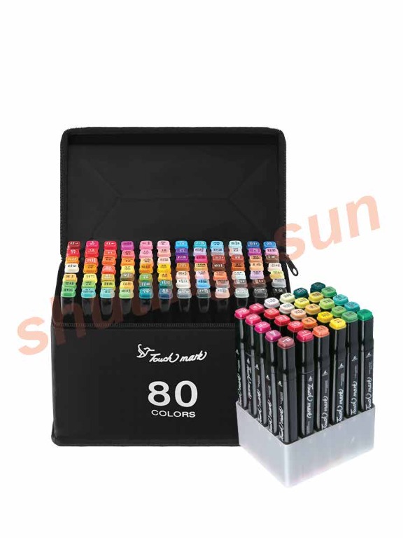 Touch Mark 60 Color Markers Set - Multiple Design Types - (Complete ...