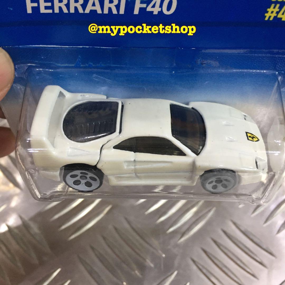 (RESERVED) Vintage Hot Wheels FERRARI F40 - White / 1996 Hotwheels ...