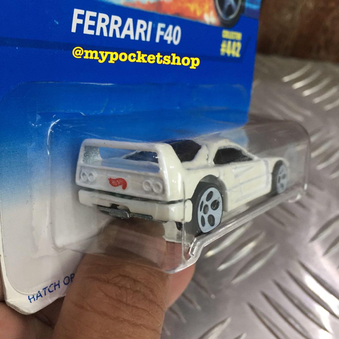 (RESERVED) Vintage Hot Wheels FERRARI F40 - White / 1996 Hotwheels ...