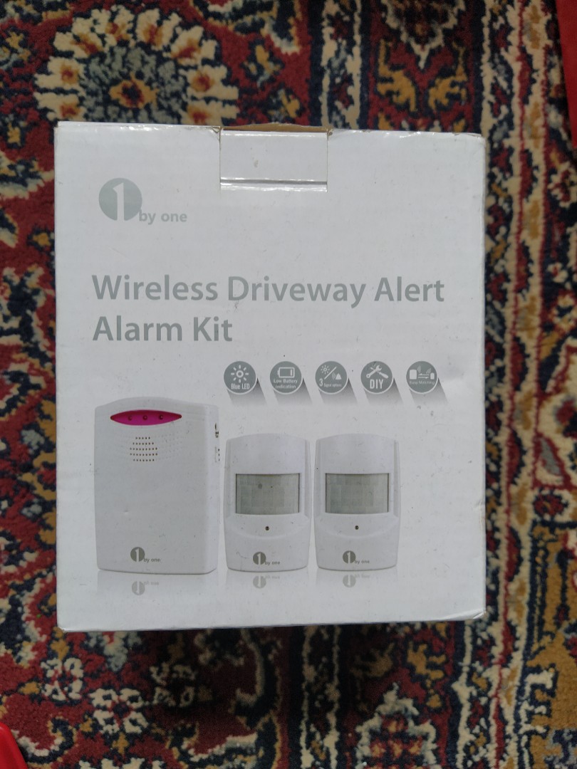 Wireless Driveway Alert Alarm Kit, Furniture & Home Living, Security ...