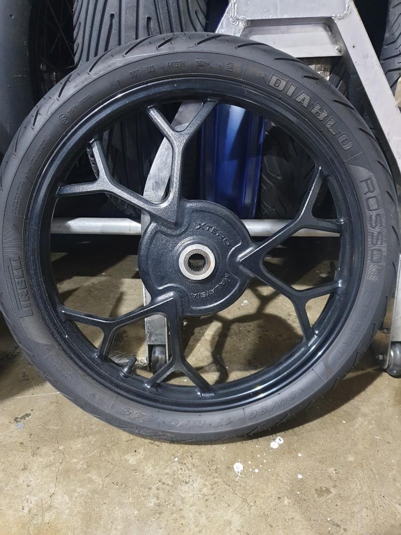 Yamaha Aerox 17" Xtero, Motorcycles, Motorcycle Accessories on Carousell