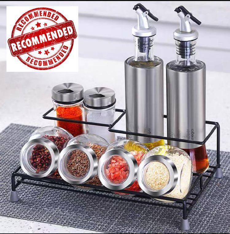 8 + 1 piece! Ergonomically designed non spilled oil/condiments ...