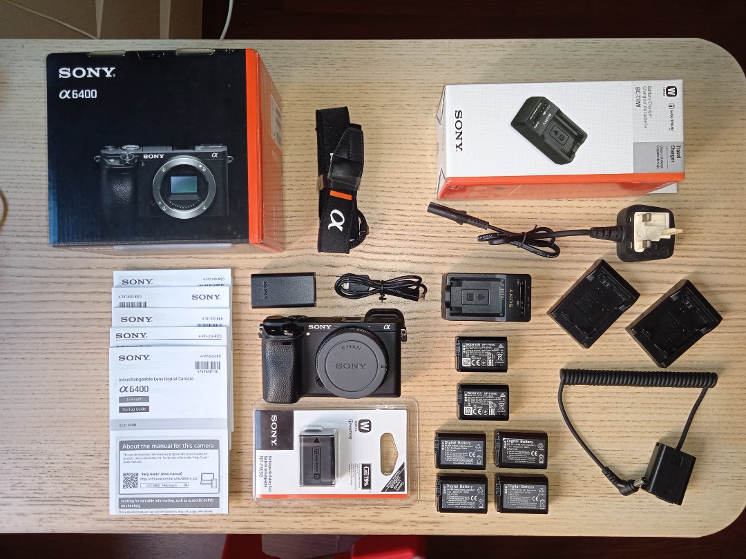 Sony a6400 + batteries + loads of accessories, Photography, Cameras on ...
