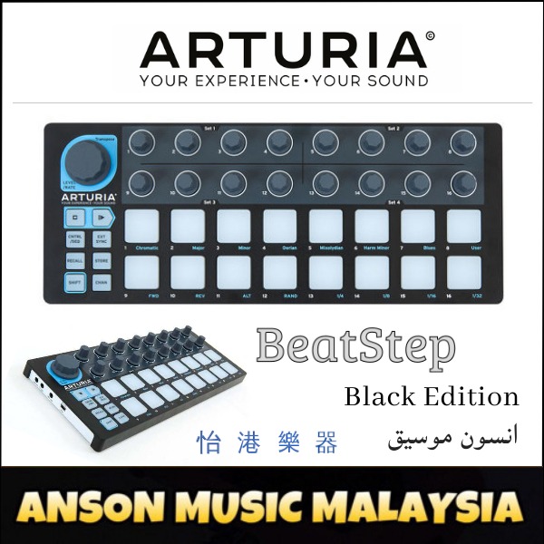 Arturia BeatStep Controller and Sequencer, Black, Hobbies & Toys, Music & Media, Musical ...