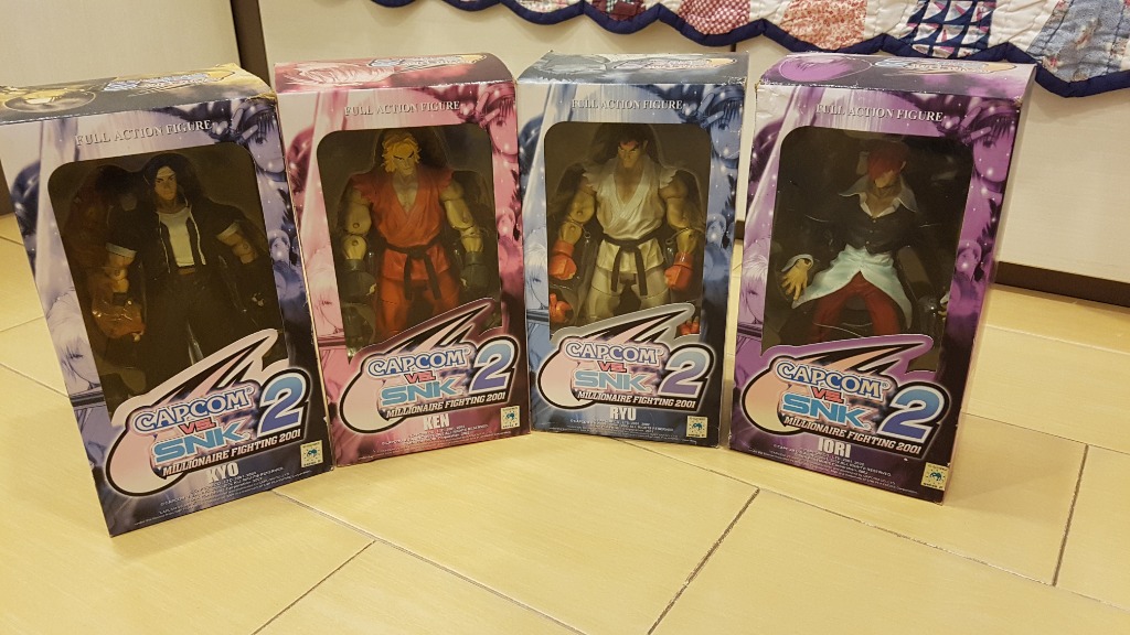 Capcom vs SNK 2 Millionaire Fighting 2001 KYO/RYU/KEN/IORI, Toys ...