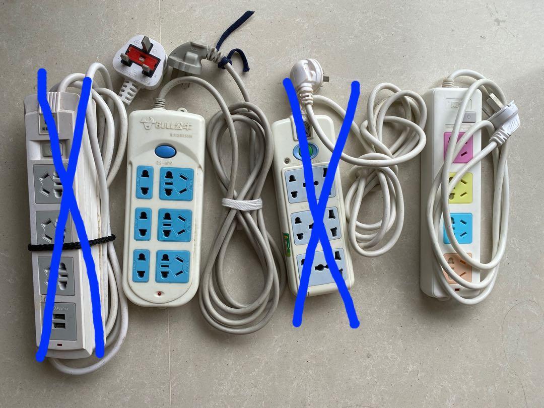 Extension Cord Chinese plug, TV & Home Appliances, Electrical, Adaptors ...