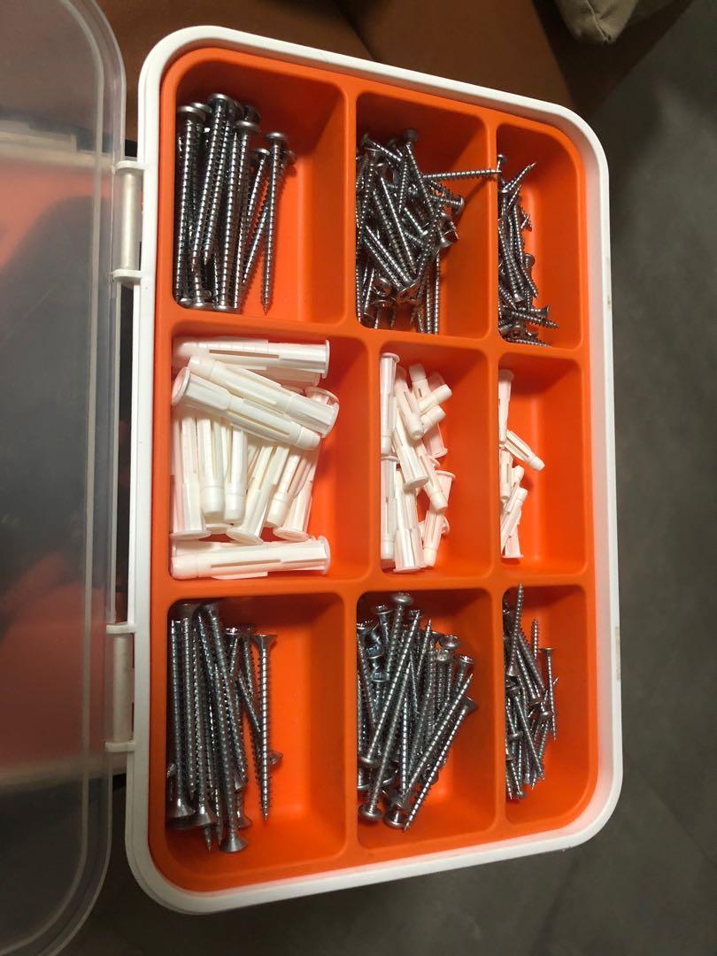 Fixa Screw box, Furniture & Home Living, Home Improvement & Organisation, Storage Boxes ...