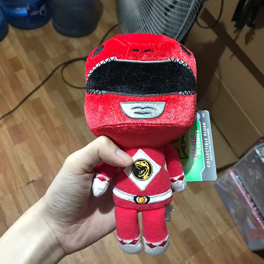 Funko Mighty Morphin Red Ranger Plush (Authentic), Hobbies & Toys, Toys ...