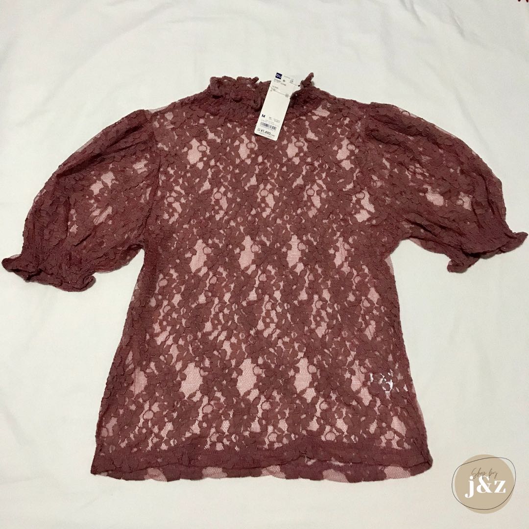GU Japan Top Lace, Women's Fashion, Dresses & Sets, Traditional ...