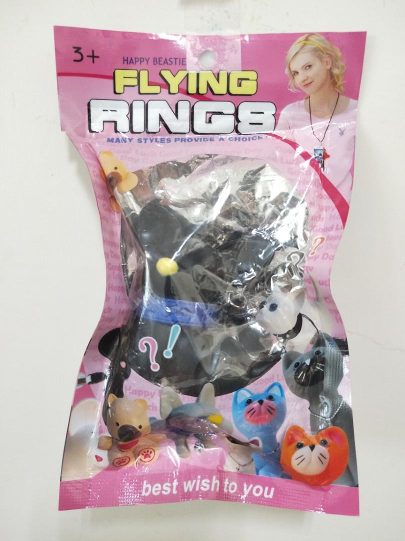 HAPPY BEASTIE FLYING RINGS 吉娃娃 狗狗 造型 鑰匙圈 #全新未拆, 免費物品在旋轉拍賣