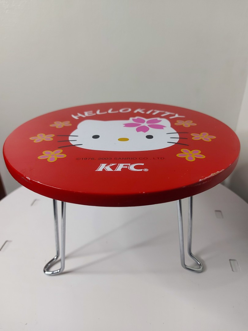 Hello Kitty foldable stool, Furniture & Home Living, Home Improvement ...