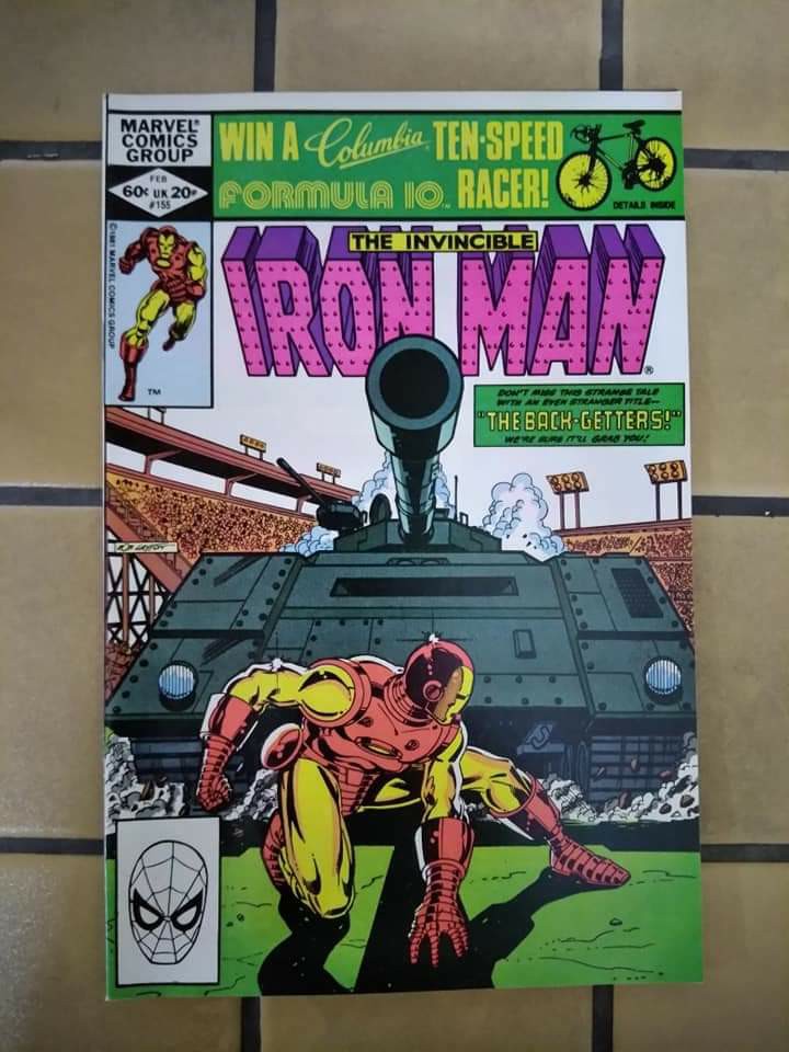 Iron Man #155 ( Bob Layton - Cover Art ) Marvel Bronze Age / Vintage ...