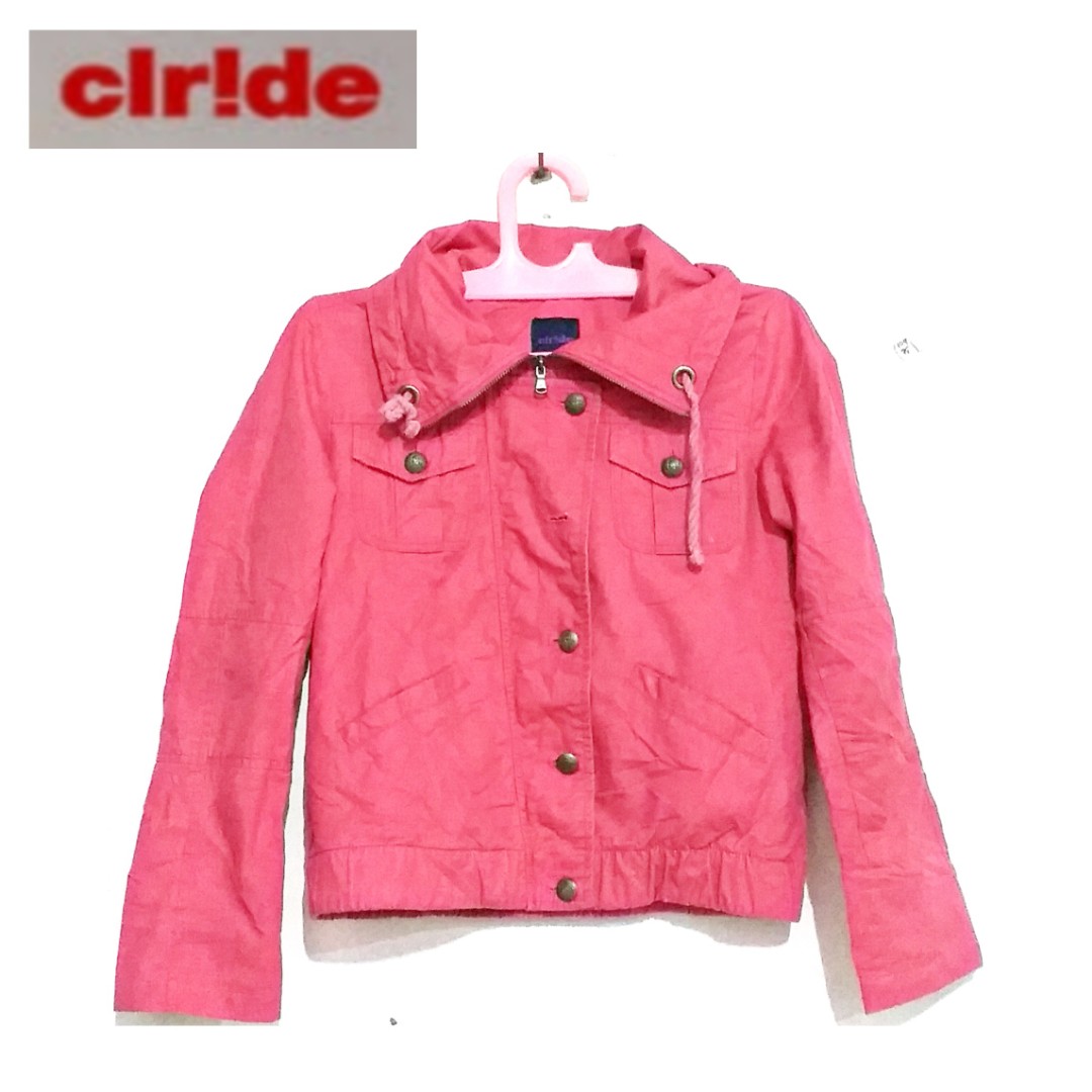 Jacket Coat Mantel btanded CIr!de wanita jaket pink parka cewek, Fesyen ...