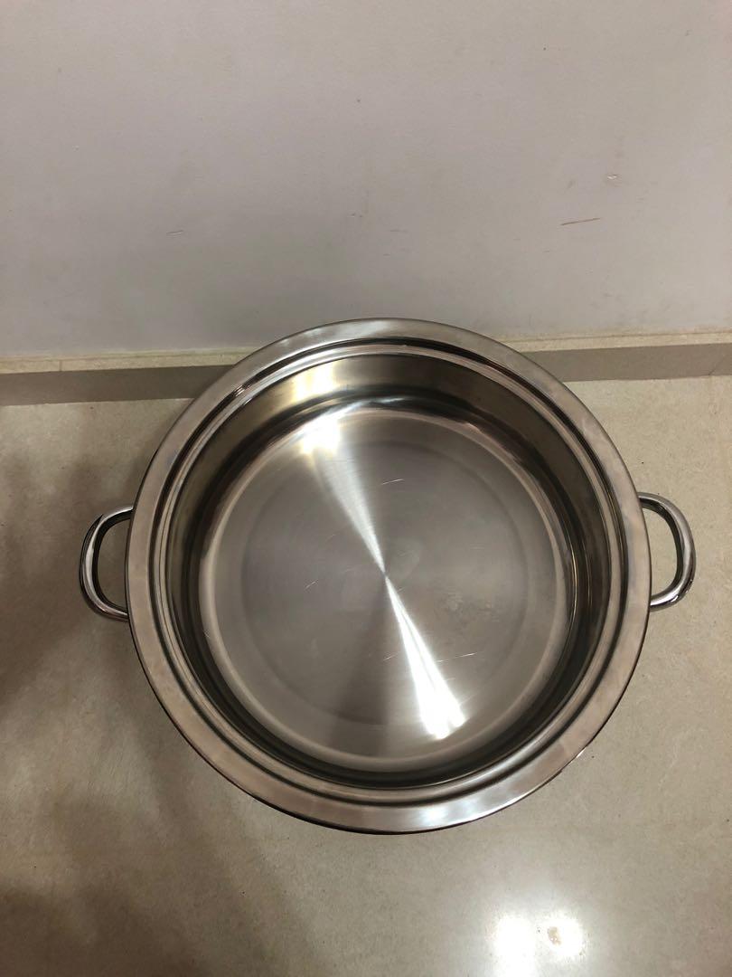 Kirkland Round Stainless Chafing Dish, Furniture & Home Living ...