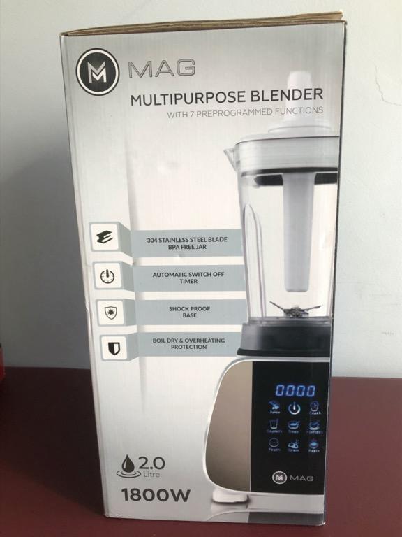 MAG MULTIPURPOSE BLENDER with 7 Preprogrammed Functions, TV & Home ...
