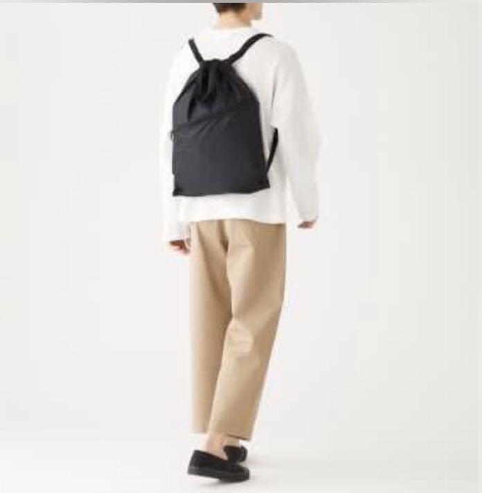 muji labo tote knapsack drawstring, Women's Fashion, Bags & Wallets ...