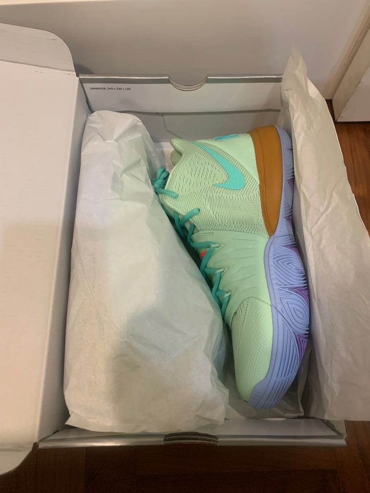 Nike Kyrie 5 Squidward basketball shoe, Men's Fashion, Footwear ...