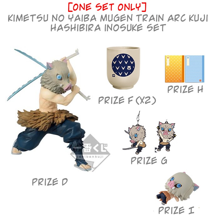[PO] Hashibira Inosuke Kuji Set - Demon Slayer: Kimetsu no Yaiba Mugen ...