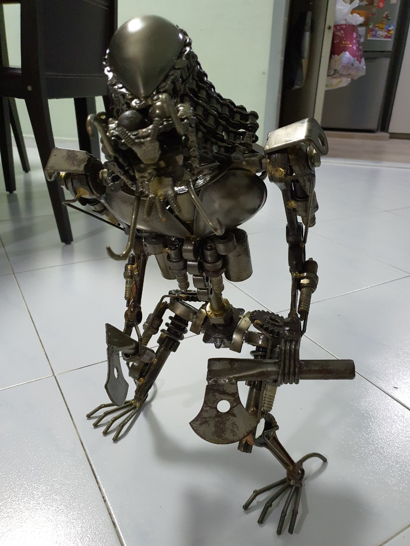 Recycled Metal Alien, Furniture & Home Living, Home Improvement ...
