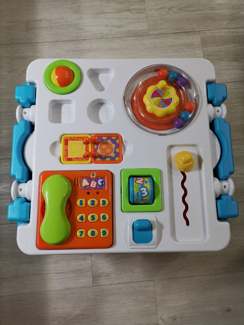 Bru 2in1 Reversible mega duplo lego busy table toddler, Hobbies & Toys ...