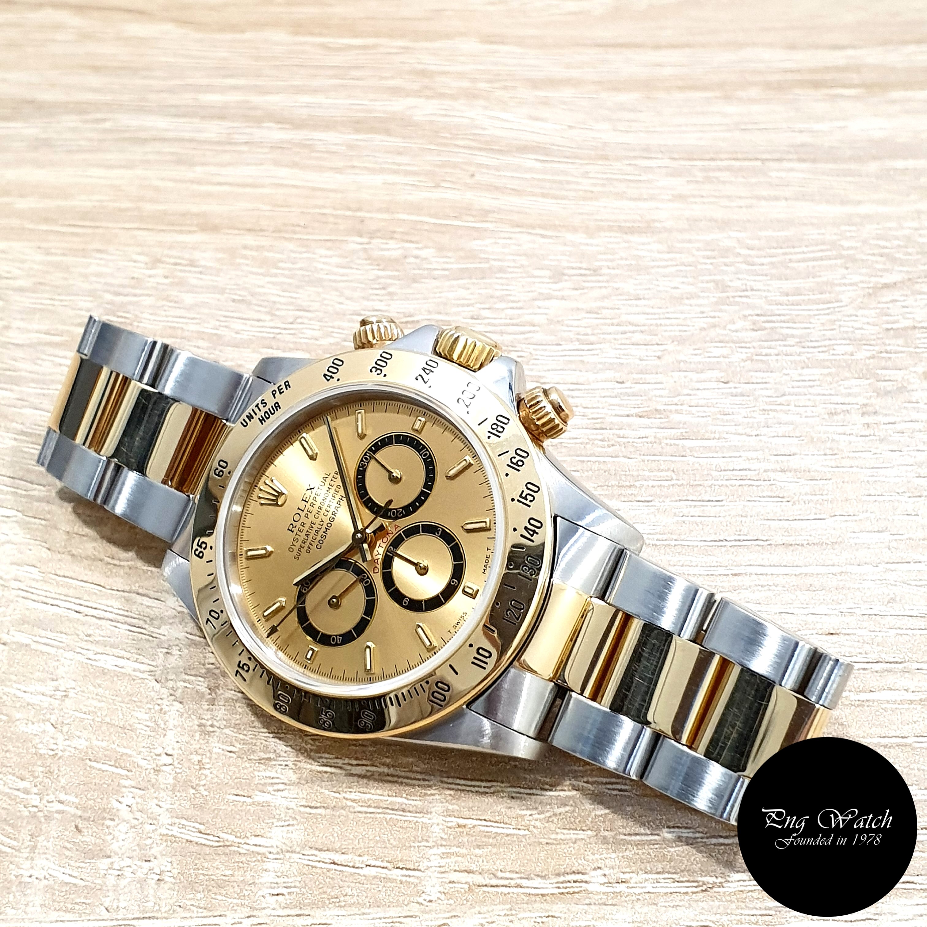(NOT AVAILABLE) Rolex 18K Half Yellow Gold Zenith Mvt "Inverted 6 ...