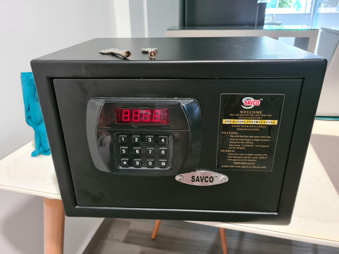 Savco Digital Lock Safe Box, Furniture & Home Living, Security & Locks ...