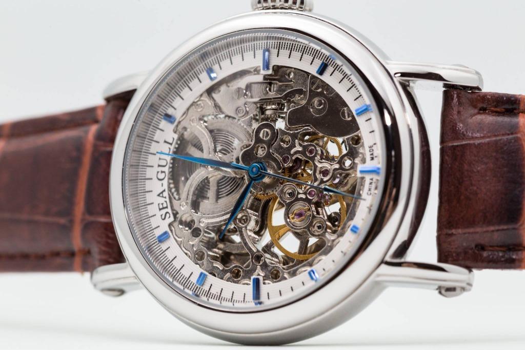 Seagull M182SK Skeleton Automatic Watch, Men's Fashion, Watches ...