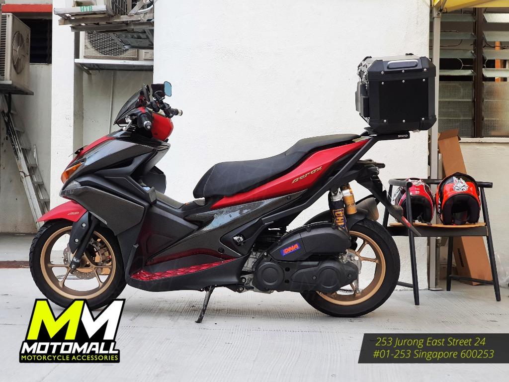 [SHAD] YAMAHA AEROX rack / bracket for motorcycle top box, Motorcycles ...