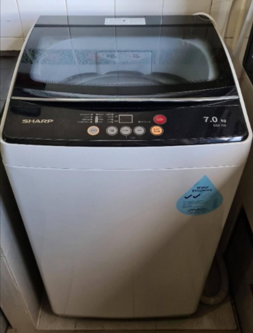 Sharp Top Load Washing machine 7Kg, TV & Home Appliances, Washing ...
