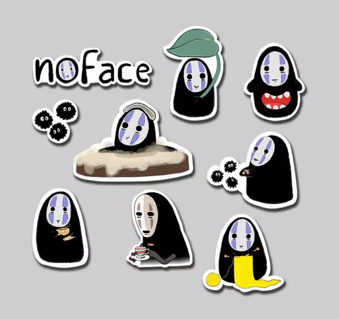 Sticker no face, Desain & Kerajinan Tangan, Alat & Bahan Kerajinan di ...