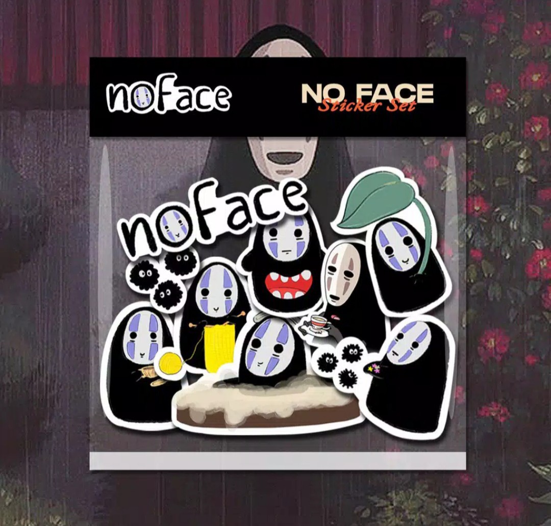 Sticker no face, Desain & Kerajinan Tangan, Alat & Bahan Kerajinan di ...