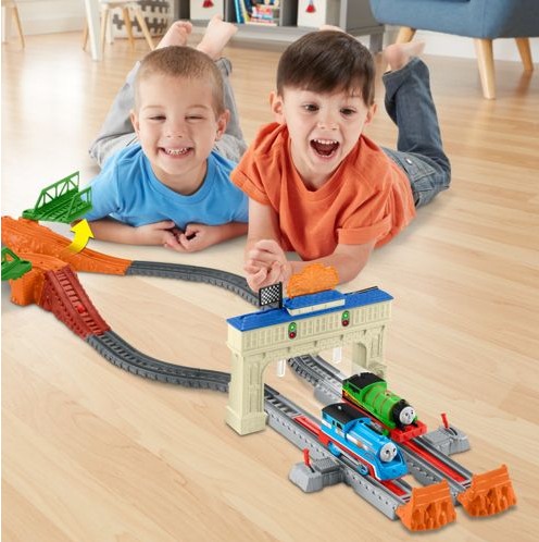 Thomas & Percy Train Racing Set, Hobbies & Toys, Toys & Games on Carousell