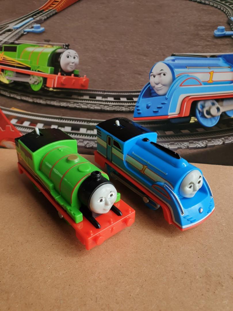 Thomas & Percy Train Racing Set, Hobbies & Toys, Toys & Games on Carousell
